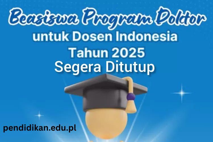 Beasiswa Program Doktor untuk Dosen Indonesia (PDDI) 2025